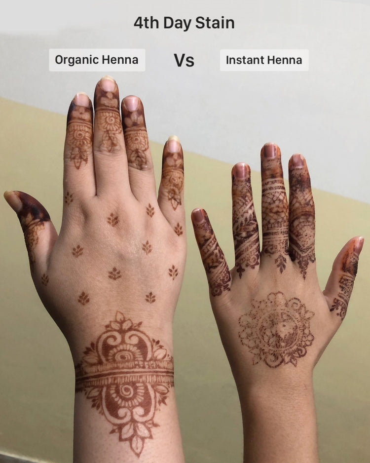 Why You Should Choose Organic Henna Over Instant (Chemical-Based) Henn ...